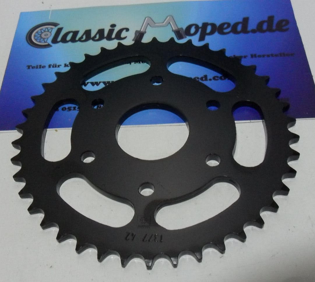 Kettenrad KTM Bora Chopper 80 1377- 42 Ritzel Enduro NEU | Classic-Moped