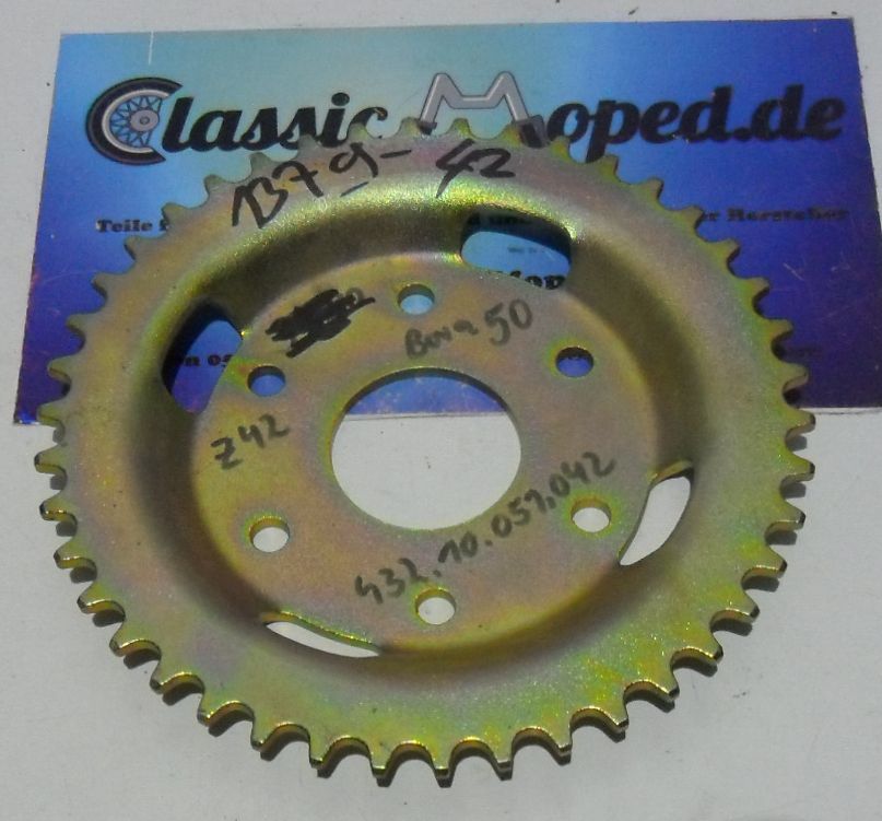 Kettenrad KTM Bora 25 SM25 Esjot 1379-42 Ritzel Enduro Mofa NEU ...